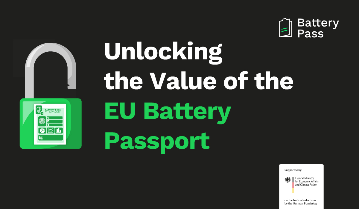 Unlocking the Value of the EU Battery Passport – new study – FIWARE